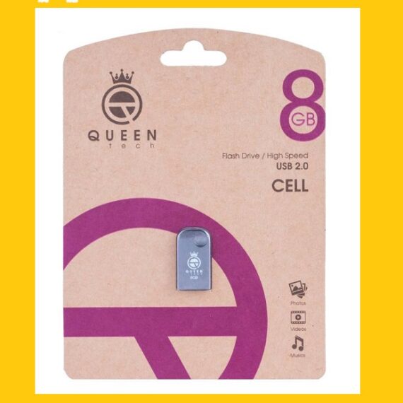 فلش کوئین تک 8 گیگ QUEEN TECH CELL - فروشگاه فراسیستم