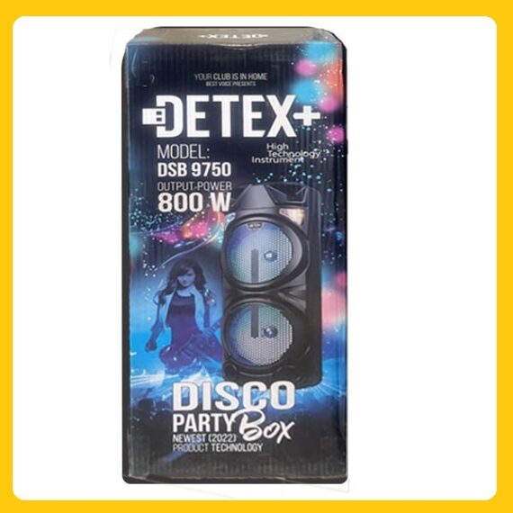 اسپیکر بلوتوثی دتکس DETEX DSB 9750 - فروشگاه فراسیستم
