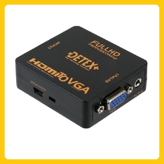 تبدیل HDMI به VGA دتکس Detex HDMI to VGA - فروشگاه فراسیستم
