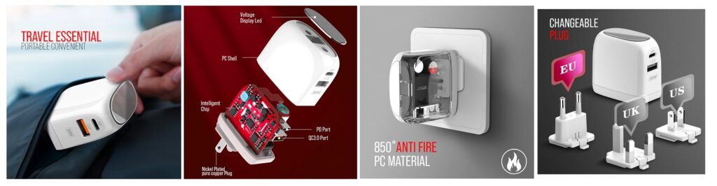 شارژ دیواری هیسکا Hiska H-115PD - فروشگاه فراسیستم