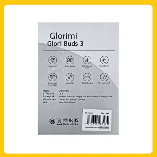 هندزفری بلوتوثی گلوریمی Glorimi Glori buds 3 - فروشگاه فراسیستم