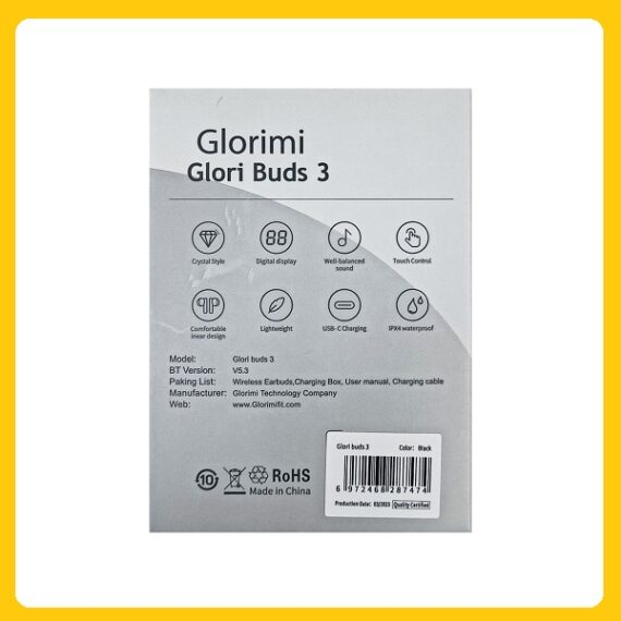 هندزفری بلوتوثی گلوریمی Glorimi Glori buds 3 - فروشگاه فراسیستم