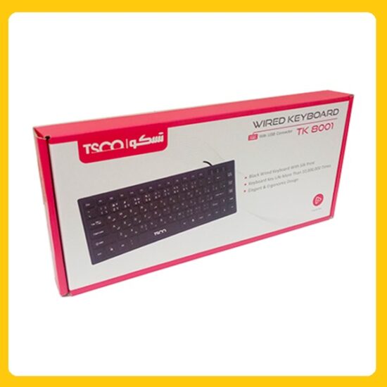 مینی کیبورد سیمی تسکو TSCO TK 8001 - فروشگاه فراسیستم